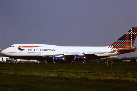 Original 35mm Colour Slide Of British Airways Boeing 747 436 G Civo Eur