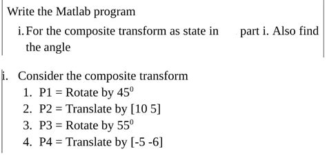 Solved Write The Matlab Program I For The Composite Chegg