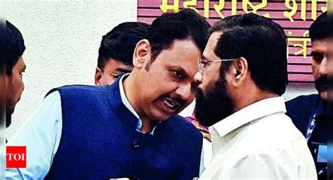 Devendra Fadnavis Meets Eknath Shinde Amid Maha Cm Suspense The
