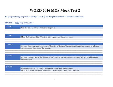 Word Mock Test 2 Mock Test Word 2016 Mos Mock Test 2 Mßi Projects T±¡ng ÿng Vßi Mßt File