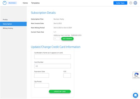 Updating Your Credit Card Information Venngage Knowledge Base