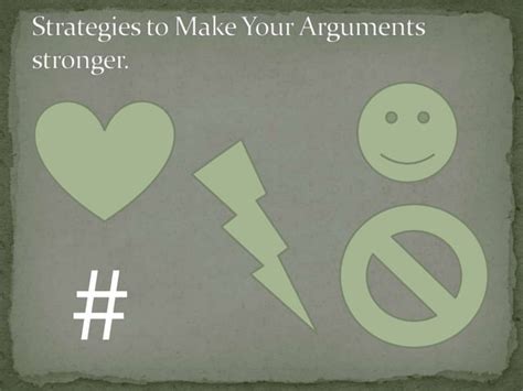 Creating A Persuasive Argument Ppt