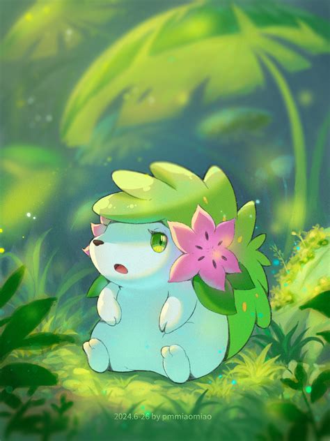 Shaymin And Shaymin Pokemon Drawn By Pmmiaomiao Danbooru