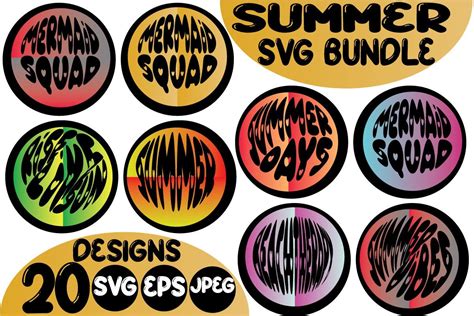 Summer Svg Bundle Bundle · Creative Fabrica