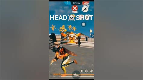 Freefire1vs1customtipsandtricks Head😎☠️shot Freefire Youtube