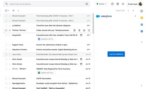 How To Integrate Gmail With Salesforce Use Case Example Included Atrium