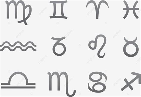 星座 十二生肖 垃圾標誌 幻想 向量 垃圾摇滚 符號 幻想向量圖案素材免費下載，png，eps和ai素材下載 Pngtree