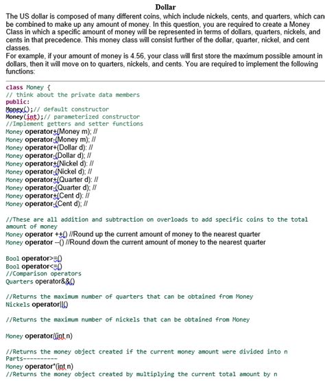Solved Dollar The Us Dollar Is Composed Of Many Different Chegg