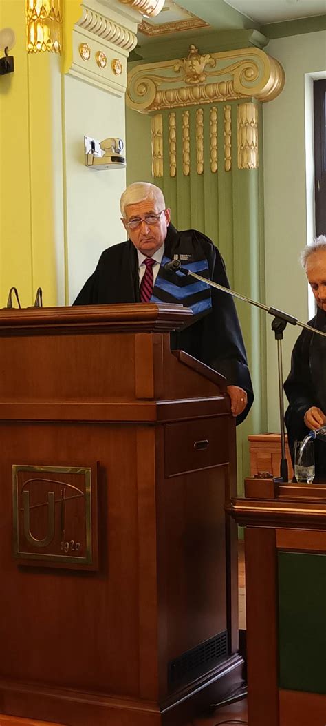 Profesorul Ioan Vida Simiti Doctor Honoris Causa Al Universității Politehnica Timișoara