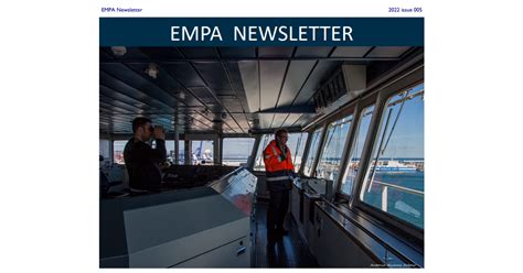 Empa Newsletter Issue 005 Published Marine