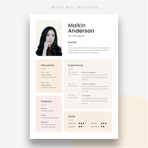 Contoh Cv Lamaran Kerja Kreatif Menarik Curriculum Vitae Resume Eroppa