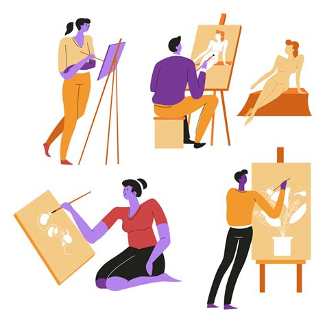 Art Lessons And Classes Drawing And Posing Vector 17741769 Vector Art At Vecteezy