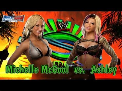 Smackdown Vs Raw Michelle McCool Vs Ashley YouTube