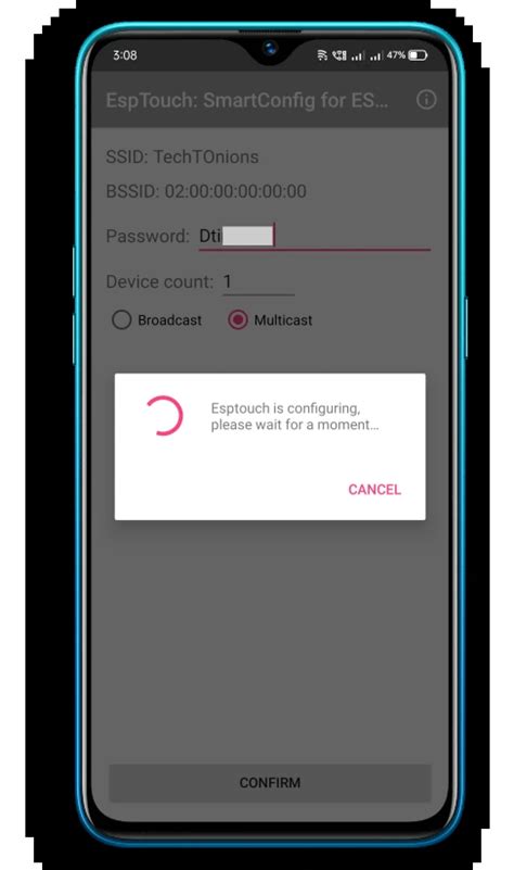 ESP32 Using SmartConfig ESP Touch App TechTOnions