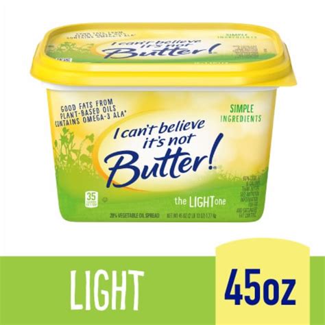I Cant Believe Its Not Butter Light Spread 45 Oz Kroger