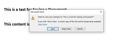 save a document in microsoft word geeksforgeeks