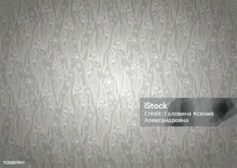 로얄 다마스커스 스타일의 양식에 일치 시키는 나뭇잎 패턴의 벡터 꽃 배경 0명에 대한 스톡 벡터 아트 및 기타 이미지 0명 검은색 고딕 양식 Istock