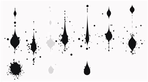 Monochrome Splash Lights Vector Collection Premium Ai Generated Vector