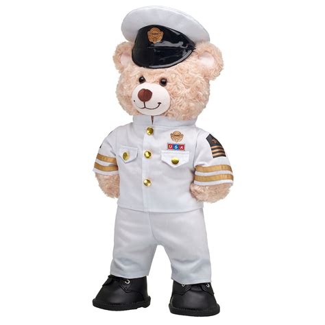Happy Hugs Navy Teddy Bear Officer T Set