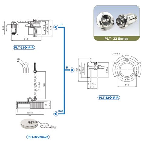 Plt 32 Series Input Type Plt Series Circular Connectors Factorymate
