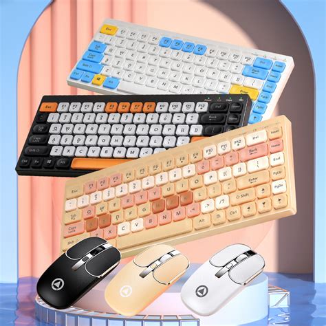 Km02 Bluetooth Three Mode Wireless Keyboard And Mouse Set Rechargeable External Keyboard And