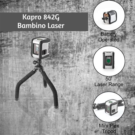 Kapro Green 50 Ft Self Leveling Indooroutdoor Cross Line Laser Level