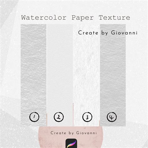watercolor canvas paper texture procreate brushset procreate etsy