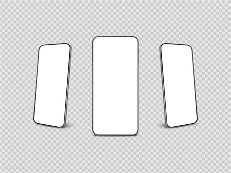 Realistic Smartphone Mockup 51137163 Vector Art At Vecteezy