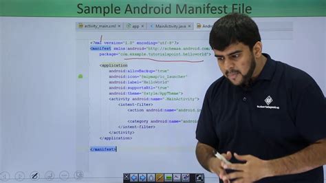 Android App Development For Beginners Part Android Menifest Xml YouTube