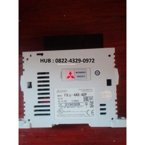 Jual Plc Mitsubishi Fx3U 4Ad Adp Fx3U 4Ad Adp Analog Input Module