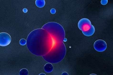 Premium Photo Blue Spheres And Molecular Model Random Distributed 3d