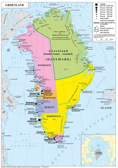 Greenland Cities Map Where Do Greenlanders Live Ananda Prana