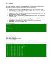 Exploring PowerShell Scripts And Cmdlets Course Hero