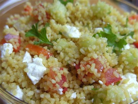 Couscous Salat Mit Feta Evchenkocht