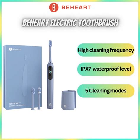 [BEHEART] W1 Sonic Electric Toothbrushes Touchscreen Whiten Inligent ...