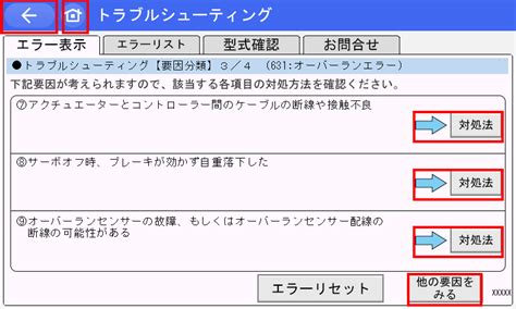 IAI エラーコード 631 オーバーランエラー 要因分類34 TB 02 03トラブルシューティング