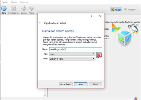 Cara Menginstall Linux Debian Di Virtualbox Basis GUI Mr Reizal