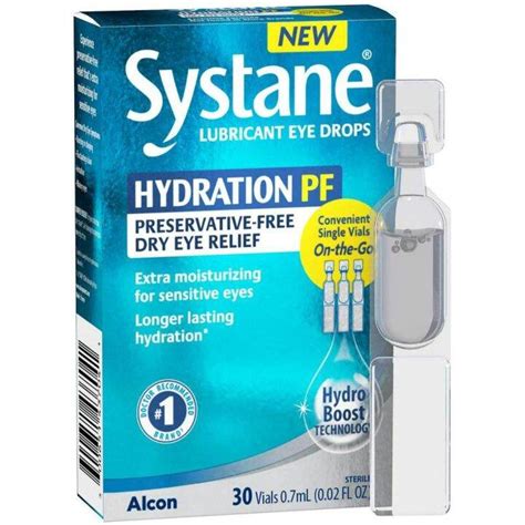 Systane Hydration Pf Preservative Free Dry Eye Relief Lubricant Eye Drops 30 Count Vials Lazada Ph