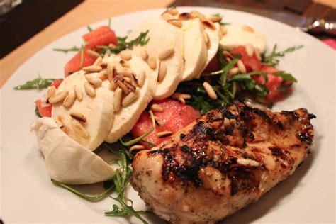 Erfrischender Sommersalat Mit Wassermelone Und Rucola Von ManuGro Chefkoch