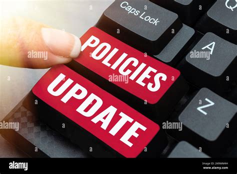 Text Caption Presenting Policies Update Word For Act Of Adding New