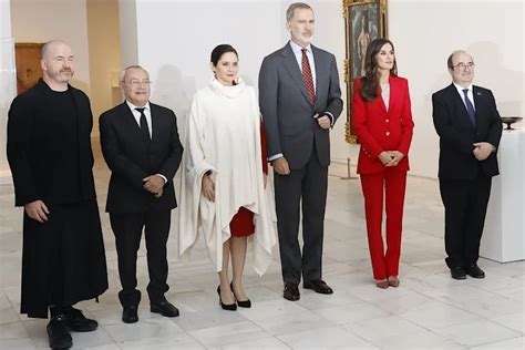 King Felipe And Queen Letizia Inaugurated The Exhibition Picasso
