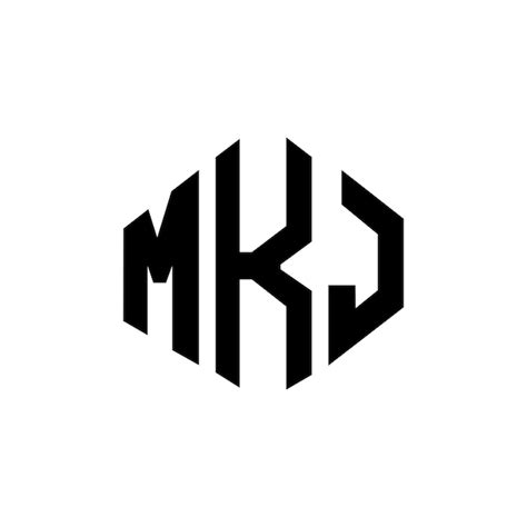 Premium Vector | MKJ letter logo design with polygon shape MKJ polygon ...