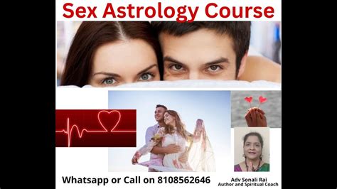 Sex Astrology Course Demo By Adv Sonali Rai Youtube