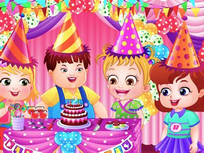 Hazel Bebek Sürpriz Doğum Günü Oyunu Bebek Oyunları