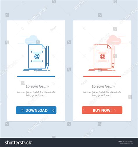 Note Letter Text Mail Create Blue Stock Vector Royalty Free 1483758545 Shutterstock