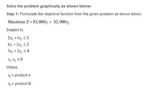 Solved 2 The Following Table Summarizes The Key Facts About Two