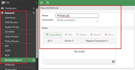 Technical Tip Routing Object Configuration By Gui Fortinet Community