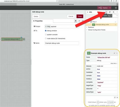 Node Red Basic Nodes And Configuration Tech Explorations