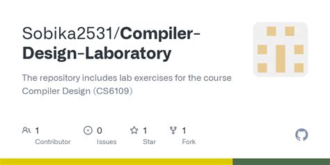 Github Sobika2531compiler Design Laboratory The Repository Includes
