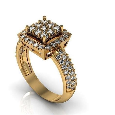 Daimond Ring 3d Model 3d Printable Cgtrader